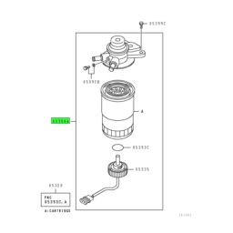 Mitsubishi FUSO® Truck Parts | Fuel | Fuel Filter And Hose