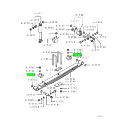 Mitsubishi FUSO® Truck Parts | Rear Suspension | Rear Suspension