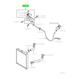 Mitsubishi FUSO® Truck Parts | Cooling | Radiator Hose And Condenser Tank