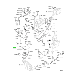 Mitsubishi FUSO® Truck Parts | Cooling | Water Pipe And Thermostat