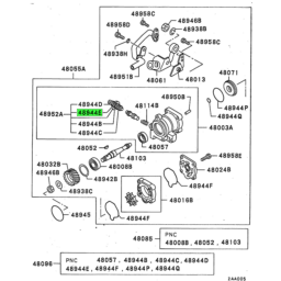 Mitsubishi FUSO® Truck Parts | Steering | Power Steering Oil Pump