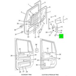 Navistar International® Truck Parts | Cab | Lever