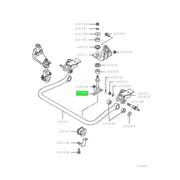 Mitsubishi FUSO® Truck Parts | Front Suspension | Front Stabilizer