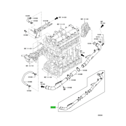Mitsubishi FUSO® Truck Parts | Cooling | Water Pipe And Thermostat