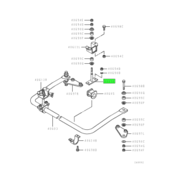 Mitsubishi FUSO® Truck Parts | Front Suspension | Front Stabilizer