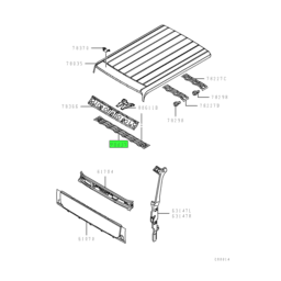 Mitsubishi FUSO® Truck Parts | Cab and Body | Front End Structure And ...