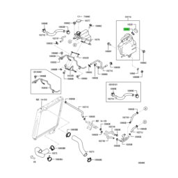 Mitsubishi FUSO® Truck Parts | Cooling | Radiator Hose And Condenser Tank