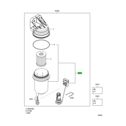 Mitsubishi FUSO® Truck Parts | Fuel | Fuel Filter And Hose