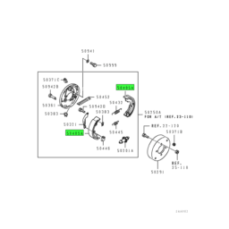 Mitsubishi FUSO® Truck Parts | Components | Shoe Assembly