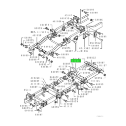 Mitsubishi FUSO® Truck Parts | Frame | Crossmember | Source One Parts ...