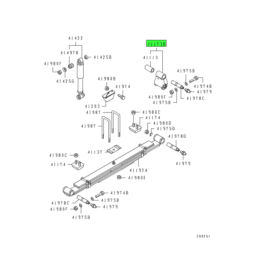 Mitsubishi FUSO® Truck Parts | Rear Suspension | Rear Suspension