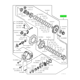 Mitsubishi FUSO® Truck Parts | Axle | Rear Axle Differential