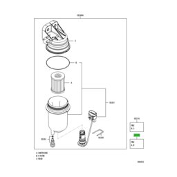 Mitsubishi FUSO® Truck Parts | Fuel | Fuel Filter And Hose