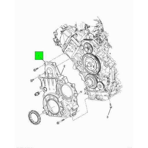 6045059C91 Navistar International | Engine Front Cover Assembly ...