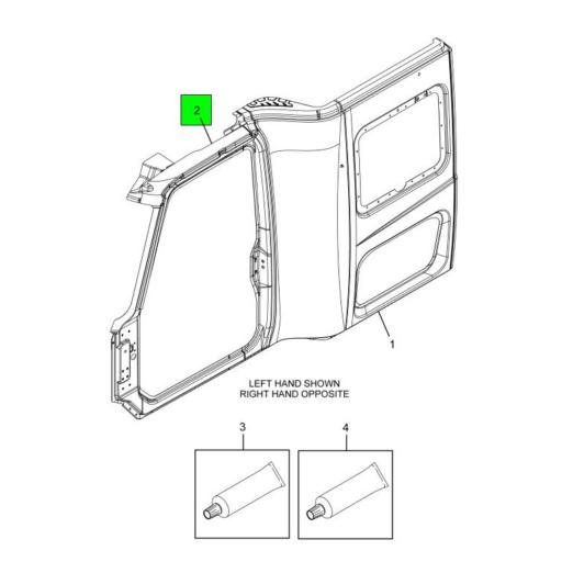 4069624C4 Navistar International | Panel Side Inner Assembly Welded ...