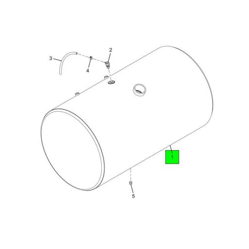 4215452C1S Navistar International | Fuel Tank 26 in 140 gal Non ...