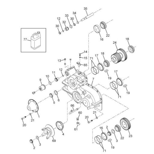 3600085C93 Navistar International | Transfer Case With Gears | Source ...