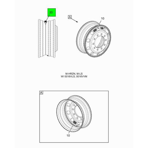 4188310C2 Navistar International | Tire Pressure Sensor LDL | Source ...