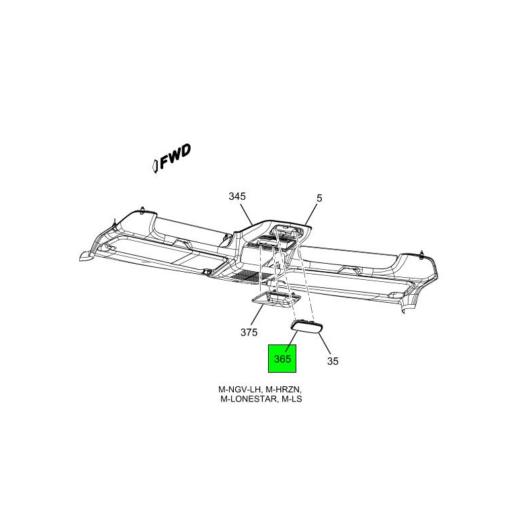 6101888C3 Navistar International | Combo Day Cab Dome LED Light ...