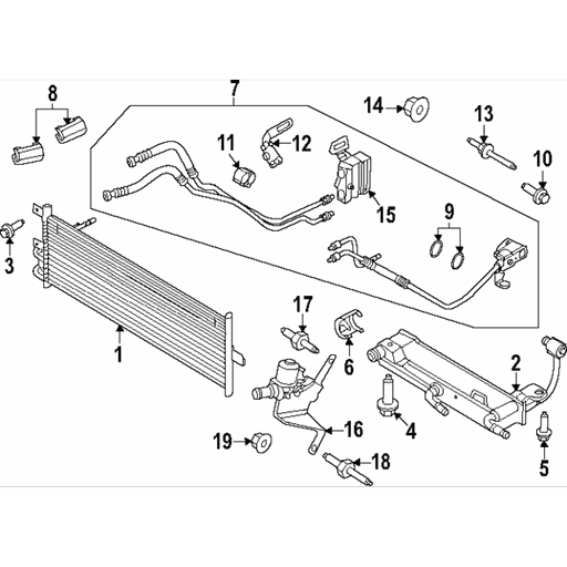 PR3Z7869B Ford | Automatic Transmission Oil Cooler - 50L AT | Source ...
