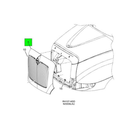 3556409C95 Navistar International | Grille Assembly | Source One Parts ...