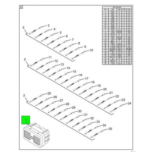 3524112C1 Navistar International | Body Connector 50-Pin | Source One ...
