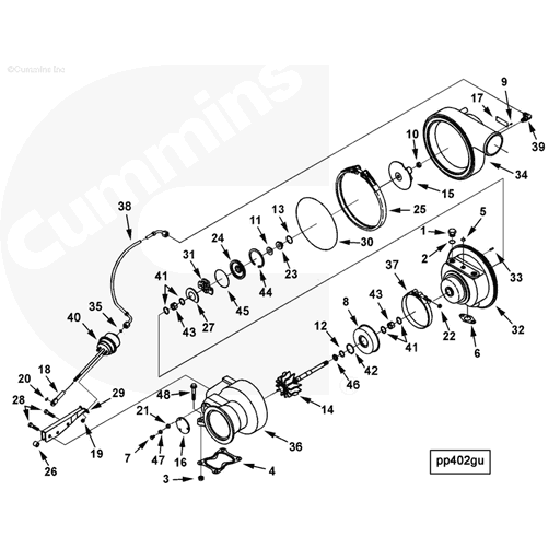 4089084 Cummins | Turbocharger Kit | Source One Parts Center