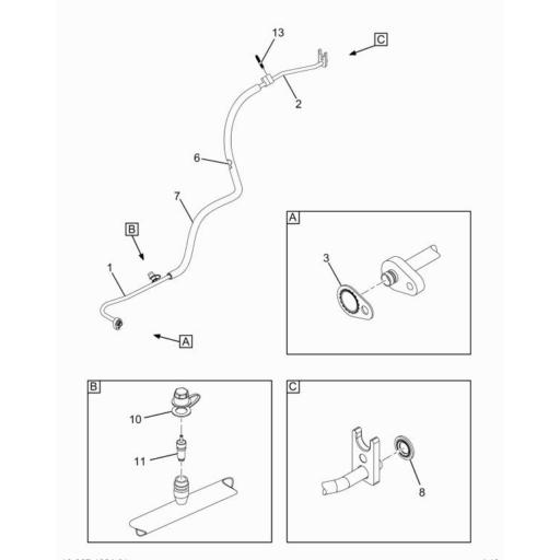 4090808C94 Navistar International | Air Conditioning Hose Condenser to ...