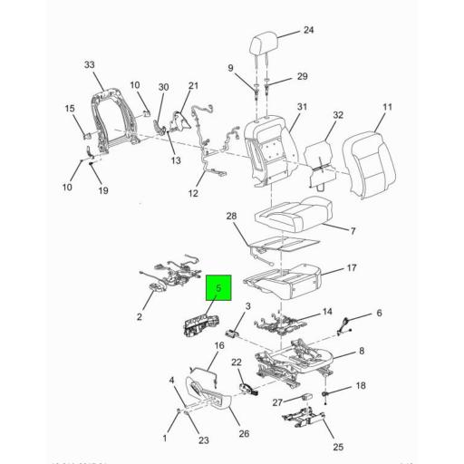 6041759C1 IC Bus | Power Lumbar Seat Two-Way | Source One Parts Center