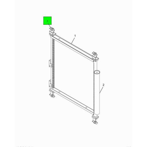 2519450C91 Navistar International | Air Conditioning Condenser Mounting ...