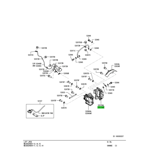MK585114 Mitsubishi FUSO | Rear Right Hand Rear Brake Caliper and Pad ...