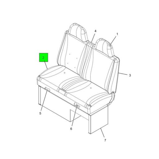 2512679C1 Navistar International | Cushion Cover | Source One Parts Center
