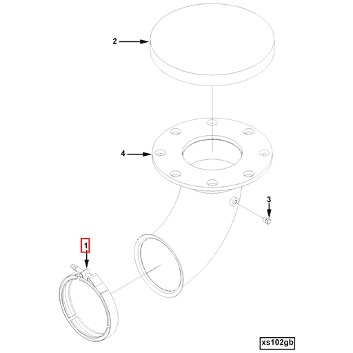 186917 Cummins | V Band Clamp | Source One Parts Center
