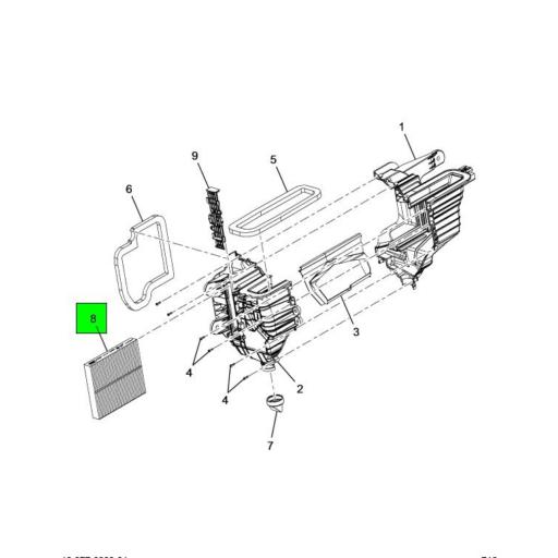 4070948C1 Navistar International | HVAC Air Intake Filter | Source One ...