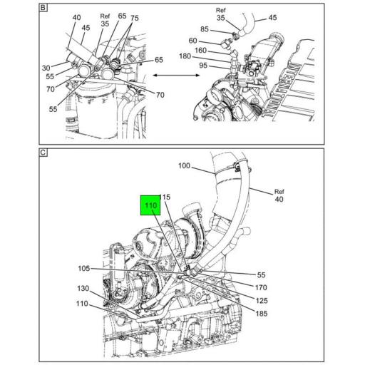 3819763C93 Navistar International | Pipe Assembly Return Heater ...