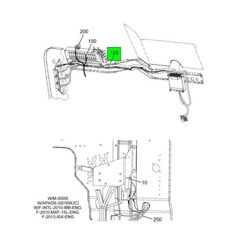 4000097C92 Navistar International | HARNESS JUMPER APADS MODULE ...