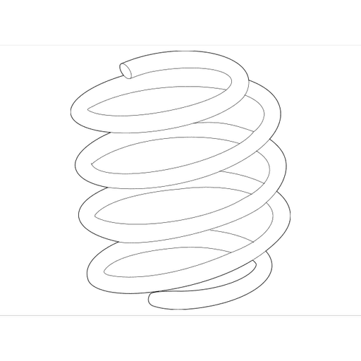 LX6Z5310C Ford | Coil Spring - Front 25L | Source One Parts Center