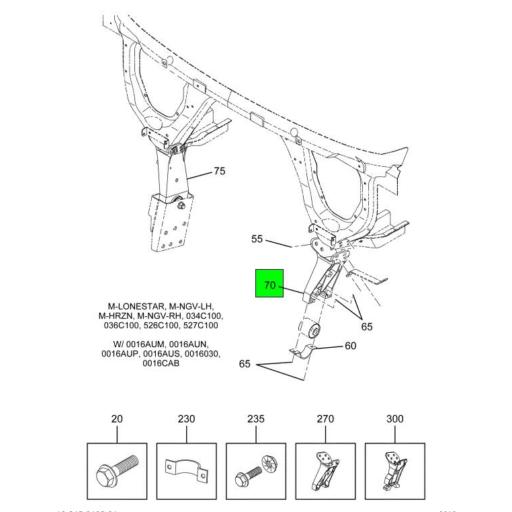 3844013C5 Navistar International | High Left Cab Side Support | Source ...