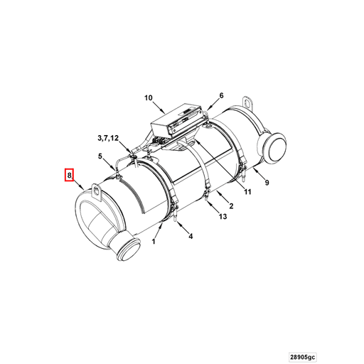 2880491 Cummins | Inlet Catalyst Module | Source One Parts Center