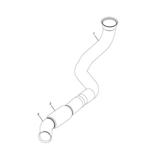4146861C1 Navistar International | Turbocharger Pipe Welded Assembly V ...