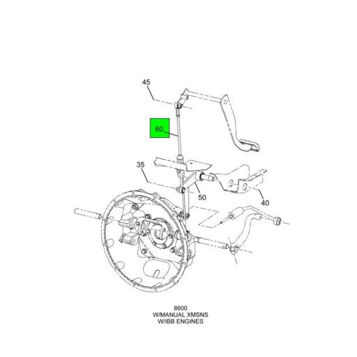 3544408C92 Navistar International | Clutch Control Rod | Source One ...