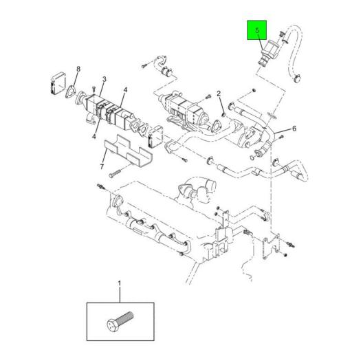 1878918C1 Navistar International | EGR Valve Assembly with Manifold ...
