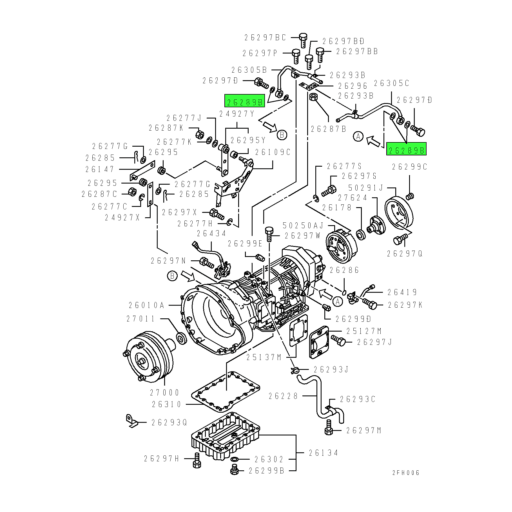 MF660065 Mitsubishi FUSO | Gasket for Manual Transmission Clutch ...