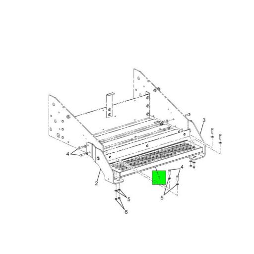 3565146C1 Navistar International | Battery Box Step | Source One Parts ...