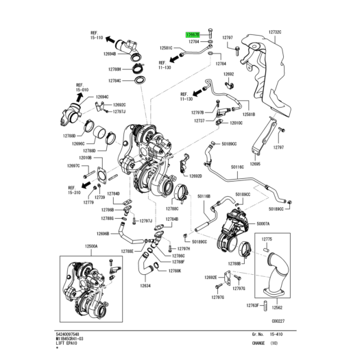 QC000506 Mitsubishi FUSO | Turbocharger Screw | Source One Parts Center