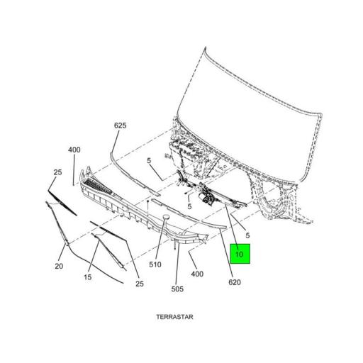 4055124C91 Navistar International | Electronic Windshield Wiper Module ...