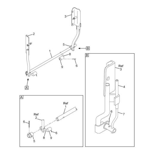 3809932C97 Navistar International | Chassis Skirt Support Assembly ...