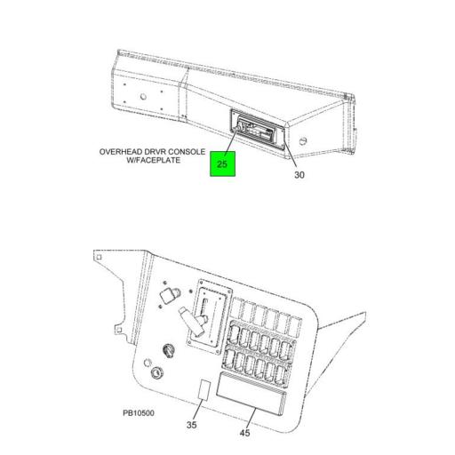 4154497C91 Navistar International | I/P Mounting Panel Power Amplifier ...