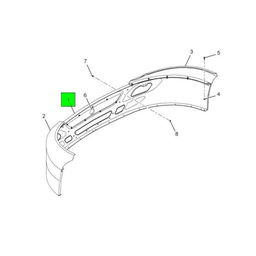 6087197C2 Navistar International | Front Bumper | Source One Parts Center
