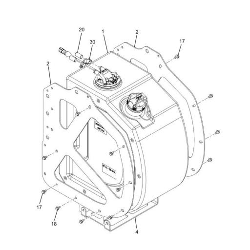 4097152C91 Navistar International | DEF Tank 23 gal Assembly | Source ...